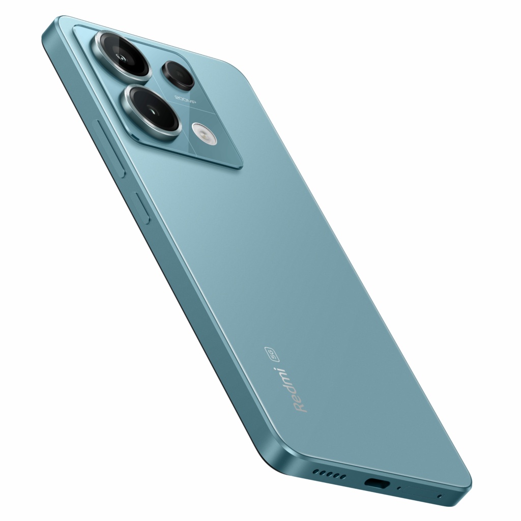 Redmi Note 13 Pro 5G-Teal-special angle 1 - Androidiani.com